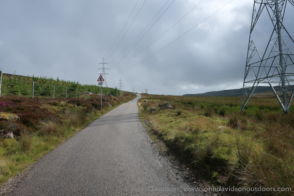 Road bike route past the Farr wind farm from Inverness – John Davidson